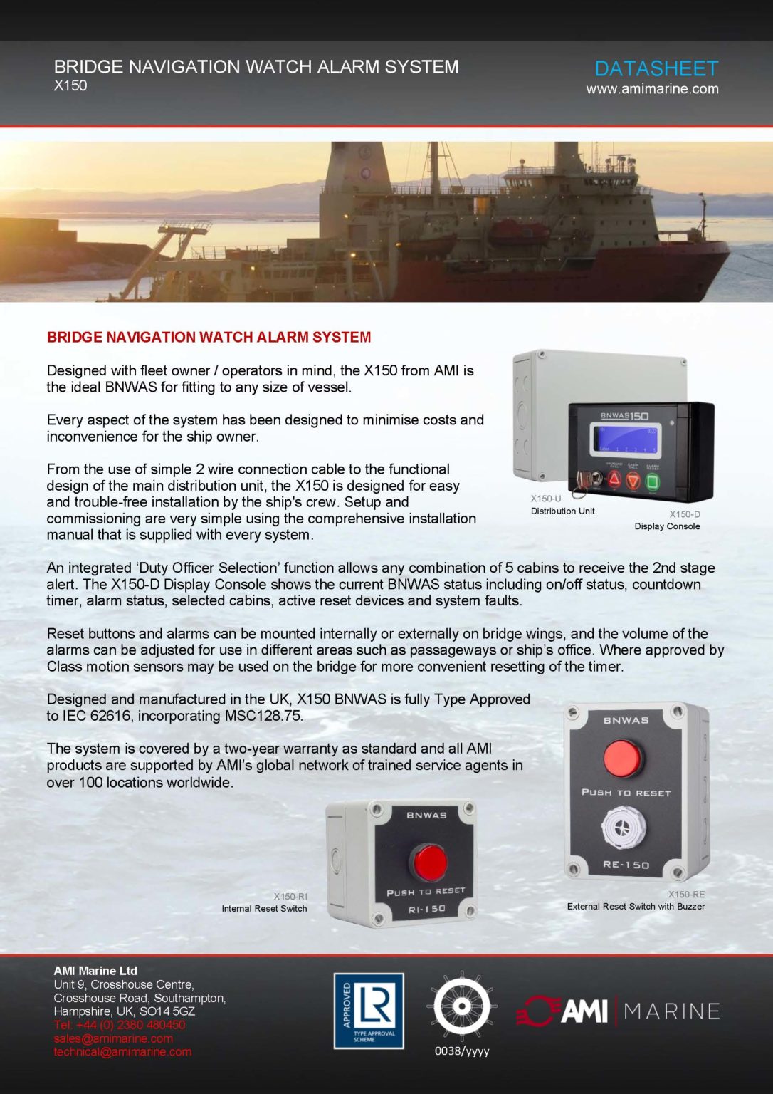 Bridge Navigation Watch Alarm System – SHELECTRO