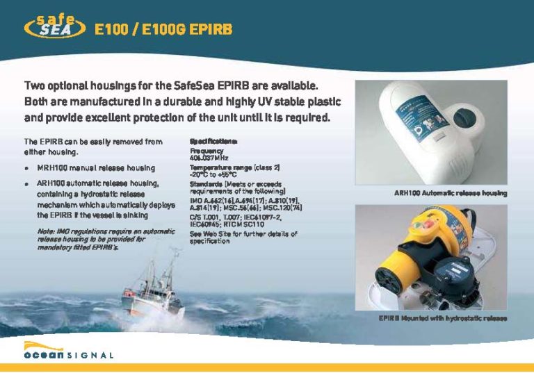 EPIRB EQUIPMENT – SHELECTRO